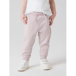 name it Mädchen Sweatpants "NMNSELI SWE PANT BRU NOOS", Gr. 98, lila, Jersey, Obermaterial: 60% Baumwolle, 40% Polyester, unifarben, Hosen