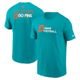 Nike Jungen T-Shirt "Nike T-Shirt Miami Dolphins Nike SS Essential Cotton", gr&uuml;n, Gr. M, 100% Baumwolle, Shirts