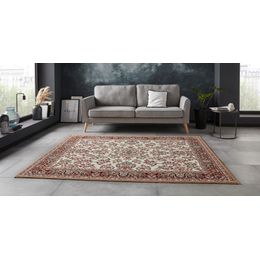Teppich Hanse Home, B:120cm H:8mm L:160cm, gelb, Polypropylen (PP), Wohnzimmer, Teppiche, "Halton", Kurzflor, Orient-Optik, mit Bord&uuml;re, L&auml;ufer,