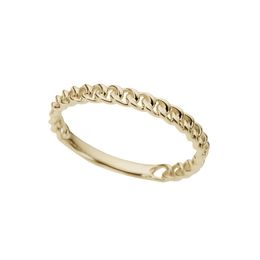 Firetti Damen Goldring "Schmuck Geschenk Gold 333 Panzerkettengliederung", 16, Gelbgold 333, 2,5mm, gold, Gelbgold 333, Fingerringe