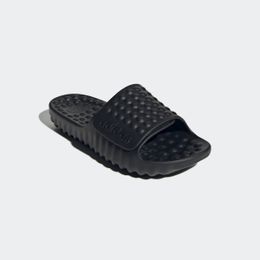 Herren Badesandale "ADISSAGE 360REC SLIDES", adidas Sportswear, Gr. 46, schwarz, Synthetik, Schuhe