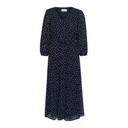 Kaffe Kleid 'Sally' Damen Gr&ouml;&szlig;e 46 navy / wollwei&szlig; Winterkleid