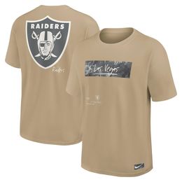 Nike Jungen T-Shirt "Nike T-Shirt Las Vegas Raiders Nike Max 90", braun, Gr. M, 100% Baumwolle, Shirts