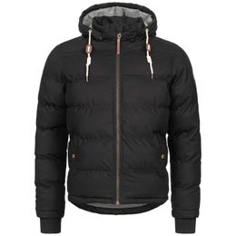 Herren Winterjacke "ASGinio", schwarz, Gr. L, Alessandro Salvarini, Obermaterial: 100% Baumwolle; Innenseite: 100% Polyester, Jacken, mit abnehmbarer