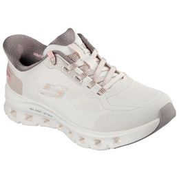 Skechers Damen Slip-On Sneaker "GLIDE-STEP PRO", Gr. 39, beige, Textil, Schuhe, Laufschuh, Trainingsschuh mit d&auml;mpfender Glide Step Sohle