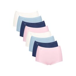 SLOGGI Panty female size M Light blue / Dark blue / Pink / White