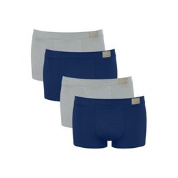 Sloggi Boxershorts 'GO Natural' Herren Gr&ouml;&szlig;e M dunkelblau / grau