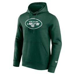 Fanatics Damen Kapuzenpullover "Fanatics Hoodie New York Jets Primary Logo Graphic", grün, Gr. L, 80% Baumwolle; 20% Polyester, Pullover