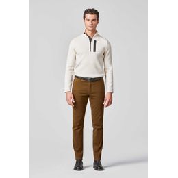 MEYER Herren Chinos "Bonn", braun, Gr. 24, unifarben, 98% Baumwolle, 2% Elasthan, Hosen, Super-Stretch Winter Twill