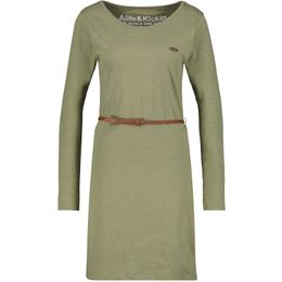 alife and kickin ALIFE & KICKIN Damen Blusenkleid "Damen EllinAK A", gr&uuml;n, Gr. XS, 65% Baumwolle, 35% Polyester, Kleider