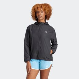 Damen Laufjacke "RUN IT JACKET", schwarz, Gr. XL, adidas Performance, clean, Obermaterial: 100% Polyester, Jacken