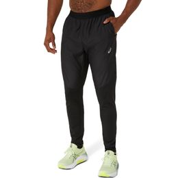 asics Herren Laufhose "ROAD PANT", schwarz, Gr. XXL, Obermaterial: 69% Polyester, 18% Elasthan, 13% Nylon, Hosen