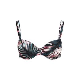 Lascana Bikinitop Damen Gr&ouml;&szlig;e 75 smaragd / grasgr&uuml;n / rosa
