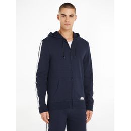 Herren Hoodie "HWK FZ HOODIE", Tommy Hilfiger Underwear, Gr. M, blau, Sweatware, Obermaterial: 100% Baumwolle, unifarben, Basic, Sweatshirts, mit