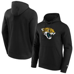 Fanatics Damen Kapuzenpullover "Fanatics Hoodie Jacksonville Jaguars Primary Logo Graphic", schwarz, Gr. XXL, 80% Baumwolle, 20% Polyester, Pullover