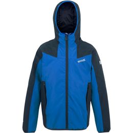 Regatta Volcanics Kinder reflektierende Outdoorjacke blau 128 - Kinderjacken