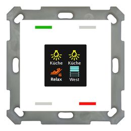 MDT technologies Taster Smart 55 4-fach Farbdisplay, rws/glä BE-TAS55T4.01)