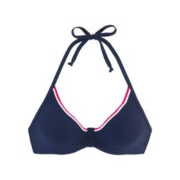 s.Oliver Bikinitop Damen Gr&ouml;&szlig;e 75 marine / rot / wei&szlig;