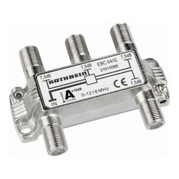 Kathrein Verteiler 4f. 5-1218 MHz 7,5dB EBC 04/G (21610086)