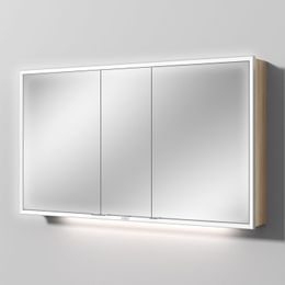 Sanipa Reflection Melamin-Spiegelschrank MILO 130 mit 3 Türen