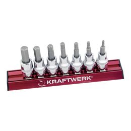 Kraftwerk Innensechskant-Bit-Steckschlüsselsatz MAGALU 3/8", 7-tlg. (206099)