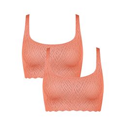 Sloggi Bustier ' ZERO Feel Bliss Top ' Damen Gr&ouml;&szlig;e 90 apricot
