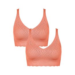 Sloggi T-Shirt-BH ' ZERO Feel Bliss Bralette ' Damen Gr&ouml;&szlig;e 90 apricot