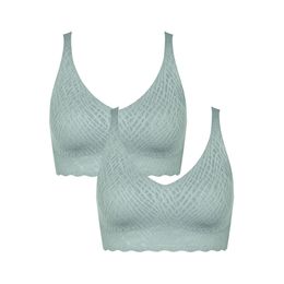 Sloggi T-Shirt-BH ' ZERO Feel Bliss Bralette ' Damen Gr&ouml;&szlig;e 100 t&uuml;rkis