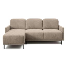 Selsey Ecksofa mit Schlaffunktion Hamiel beige Maße (cm): B: 212 H: 87 Sofas > Sofas nach Material > Stoffsofas » Sofa DE
