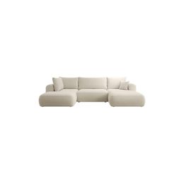 Selsey Wohnlandschaft mit Schlaffunktion Ovo beige Ma&szlig;e (cm): B: 375 H: 95 Sofas > Sofas nach Material > Stoffsofas &raquo; Sofa DE