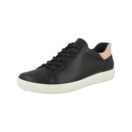 Ecco Sneaker 'Soft 7' Damen Gr&ouml;&szlig;e 42 beige / schwarz Sommerschuhe