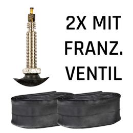 Continental Fahrradschlauch 10 - 29 Zoll Schlauch Fahrradschl&auml;uche AV DV FV Autoventil Schraderventil Franz&ouml;sisches Ventil Sclaverand Dunlop universal Schlauch
