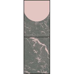 Fototapete Komar "Digitaldruck Vlies - medium - Größe 100 x 280 cm", rosa (rosa, grau), B:100m L:280m, Vlies, Tapeten, Wohnzimmer, Schlafzimmer