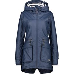 alife and kickin Langjacke ALIFE & KICKIN "Damen AudreyAK A", Damen, Gr. M, blau (marine), 100% Polyester, Jacken Langjacke