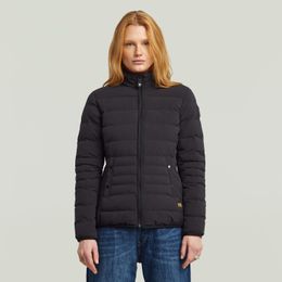 G-Star Raw Steppjacke G-STAR "Foundation Padded Short Jacket", Damen, Gr. S (36), schwarz (dk schwarz), Web, Obermaterial: 100% Polyester, eingefasste Kante, Jacken, in schmaler Passform
