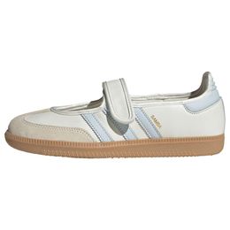 adidas originals Ballerina 'Samba' Damen Gr&ouml;&szlig;e 48.5/49 beige / hellblau / wei&szlig;