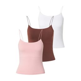 Studioselect Top 'Lena' female Brown, Pink, White size XL