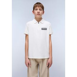 Napapijri Poloshirt 'E-Chamois' Jungen Gr&ouml;&szlig;e 128 dunkelblau / wei&szlig;
