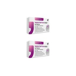 Naratriptan Adgc bei Migr&auml;ne 2,5 mg Filmtabletten Set (2x 2St) 2 St