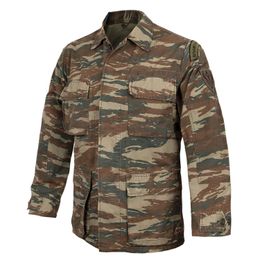 Griech. Feldjacke Typ BDU Original gebraucht lizard camo, Gr&ouml;&szlig;e XS