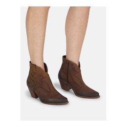 Felmini Wide Fit Stiefelette in Braun | Gr.: 40