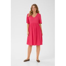 Kaffe Jerseykleid KAmolly Regular fit in Raspberry | Gr.: 36