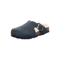 Superfit Tieffu&szlig;bett Pantolette FUSSBETTPANTOFFEL in Blau/Mehrfarbig | Gr.: 29