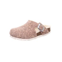 Superfit Tieffu&szlig;bett Pantolette FUSSBETTPANTOFFEL in Braun/Mehrfarbig | Gr.: 28