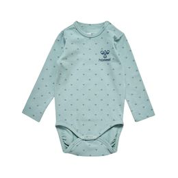 Hummel Druckknopf Strampler Hmlbeesy M&auml;dchen in BLUE SURF | Gr.: 68