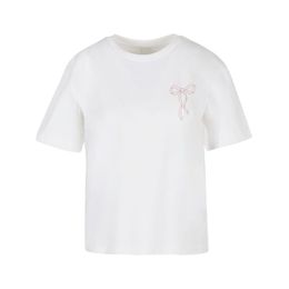 Mister Tee Shirt "Bow Oneliner Tee" in Weiß | Gr.: XL