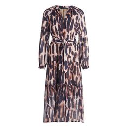 Betty Barclay Stufenkleid langarm in Dark Blue/Ros&eacute; | Gr.: 48