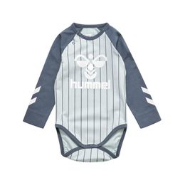 Hummel Druckknopf Strampler Raglan&auml;rmel Hmlpinno Jungen in SURF SPRAY | Gr.: 62