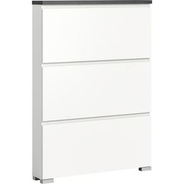 Inosign Schuhschrank &raquo;Skoskap, Tiefe 18cm, 3 Klappen mit Schuhwalze, Platz f&uuml;r 12 Schuhpaare&laquo; Schuhkipper, Schuhkommode, Schuhregal, Kommode, Anrichte