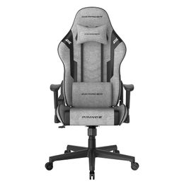 DXRacer Gaming-Stuhl »Prince Gaming Chair Regular L, Stoff, PVC, grau schwarz« () grau schwarz Empfohlene Größe: < 185 cm. Maximale Kapazität der...